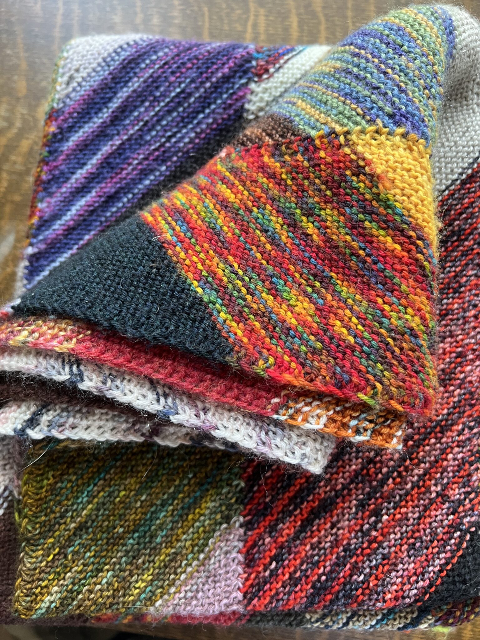 Tales from the Stash: A Free Scrap Blanket Knitting Pattern ...