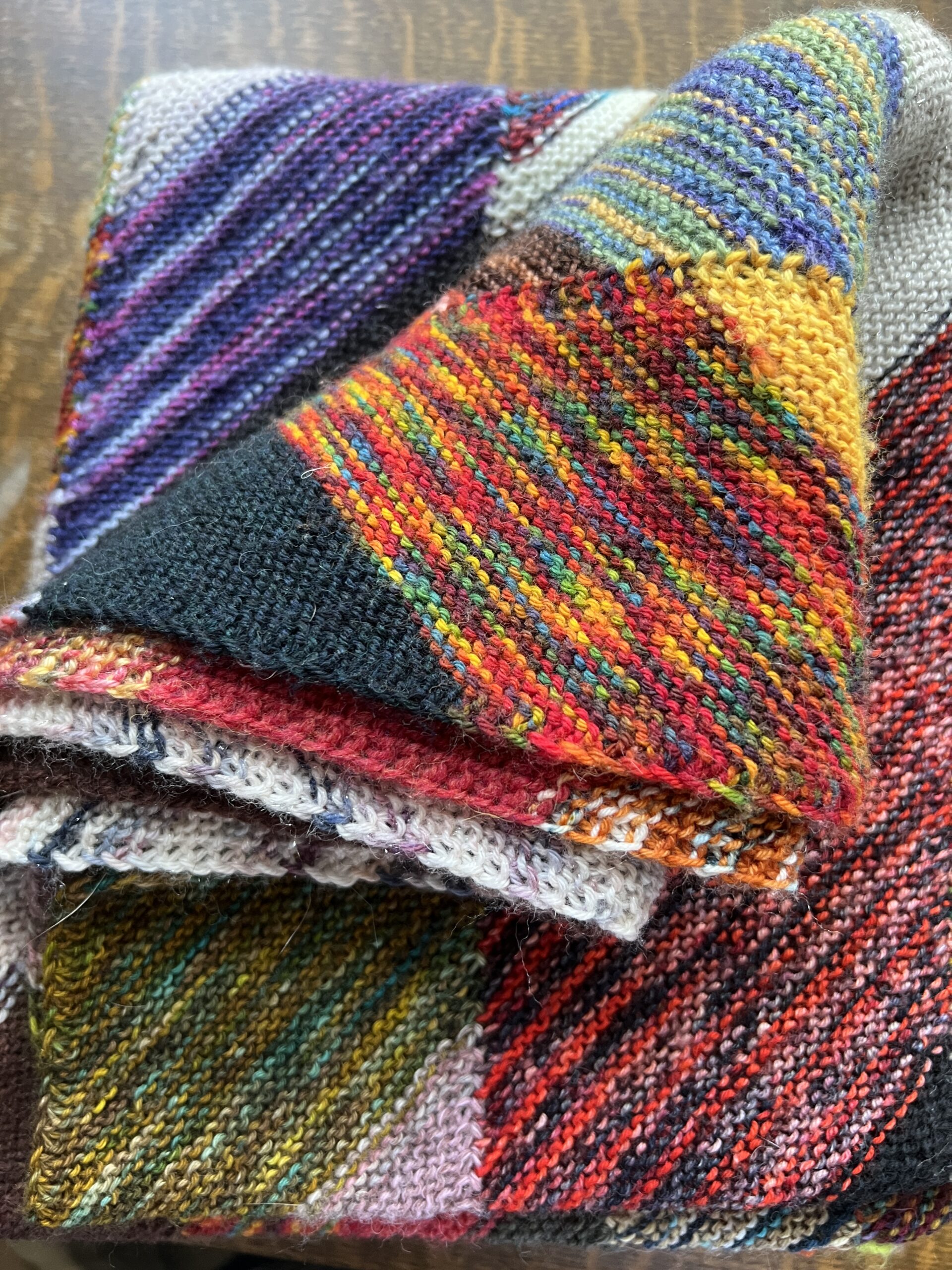 Tales from the Stash: A Free Scrap Blanket Knitting Pattern ...
